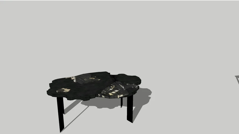 Dining table (irregular,rectangle) | 3D Warehouse