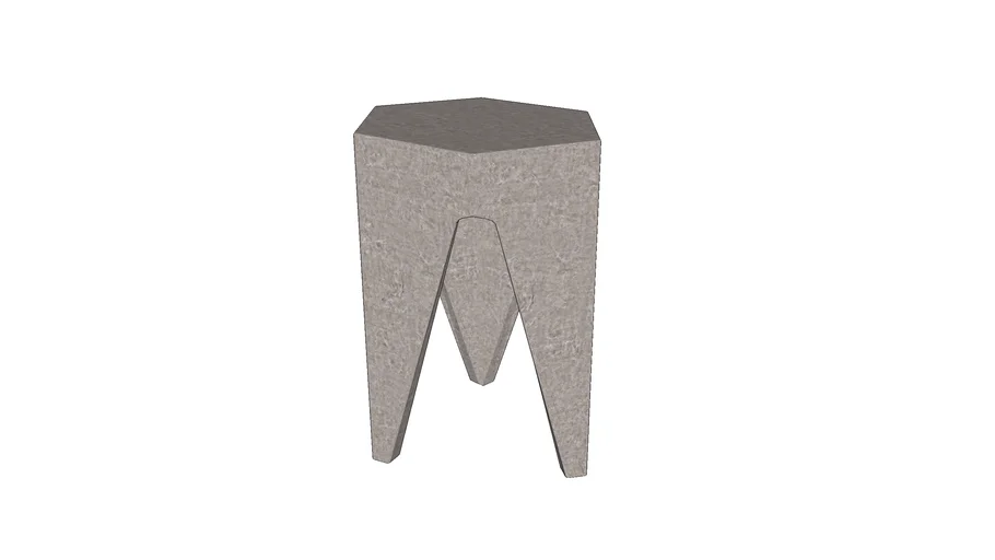 Brutalist Stool#3 | 3D Warehouse