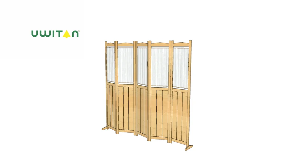 Sketsel Vitrage New Large Natural UWITAN | 3D Warehouse