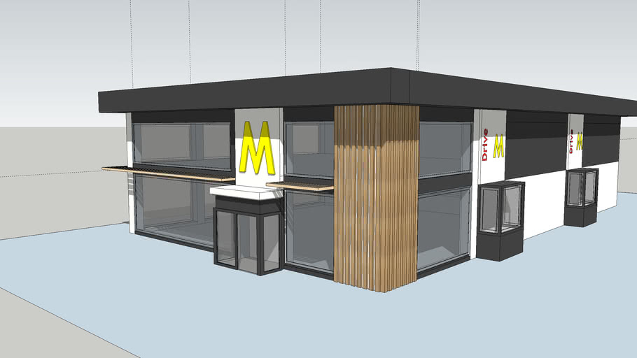 Modern McDonalds | 3D Warehouse
