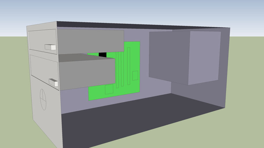 pc tower case | 3D Warehouse