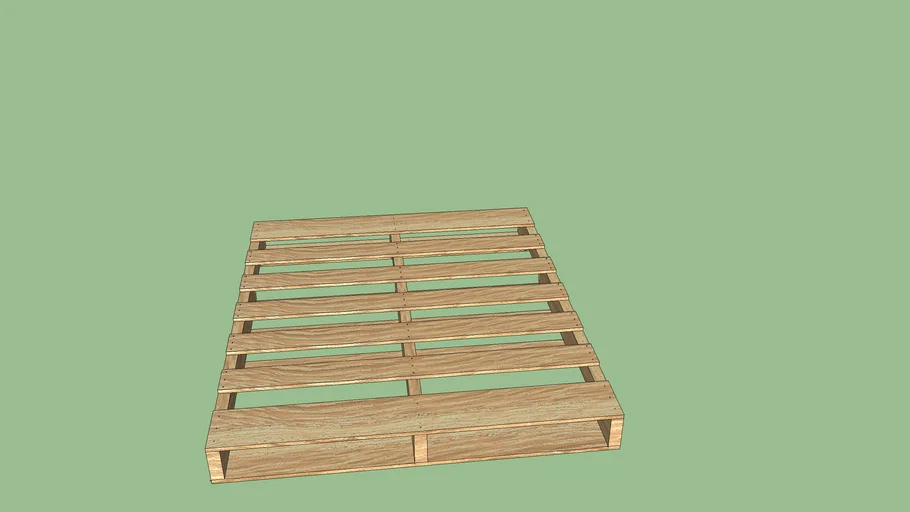 Pallet 3D 48' x 40' | 3D Warehouse