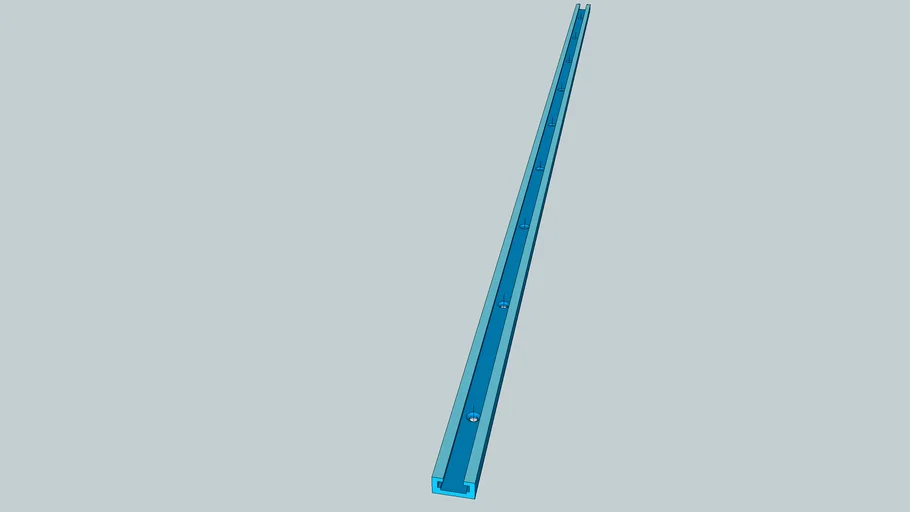 36' Universal T-Track | 3D Warehouse