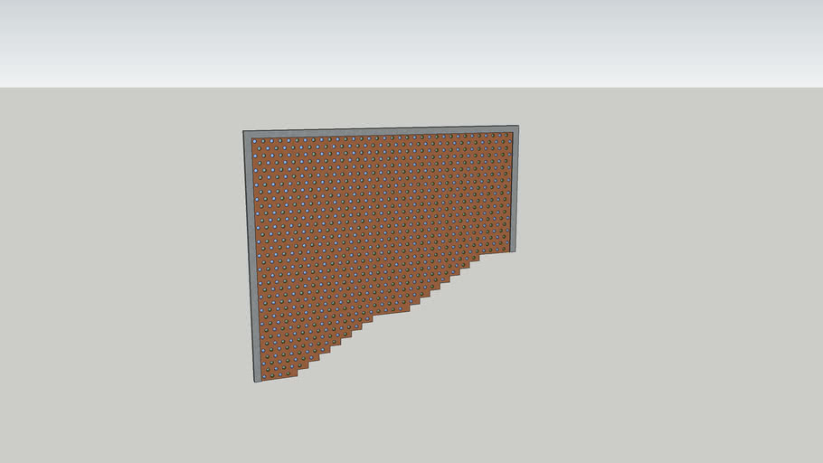 Wall with Glass bottles pattern | 3D Warehouse