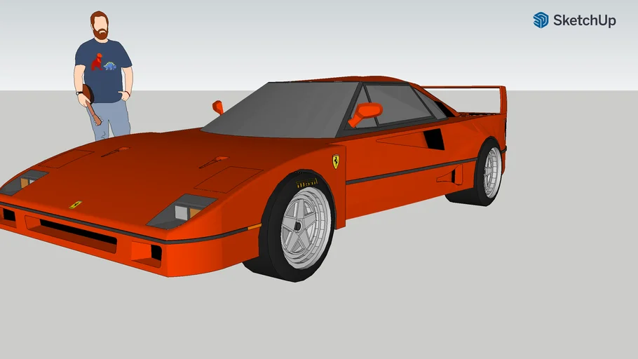 ferrari f40 | 3D Warehouse