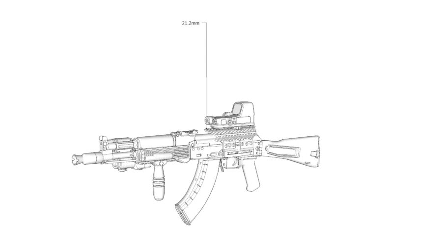 【TARKOV】AK-104 3D MODEL | 3D Warehouse