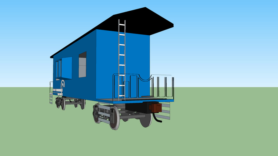 Conrail Bay Window Caboose Train | 3D Warehouse
