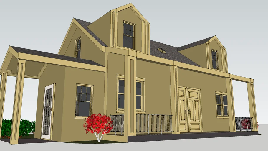 Traditional House | 3D Warehouse