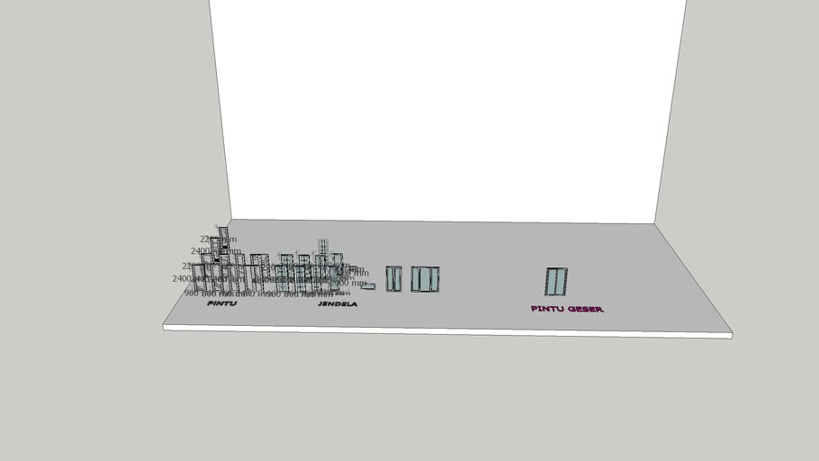 PINTU UPVC | 3D Warehouse