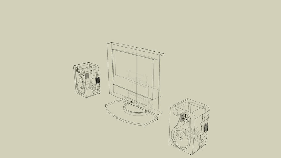Ecran + baffles | 3D Warehouse