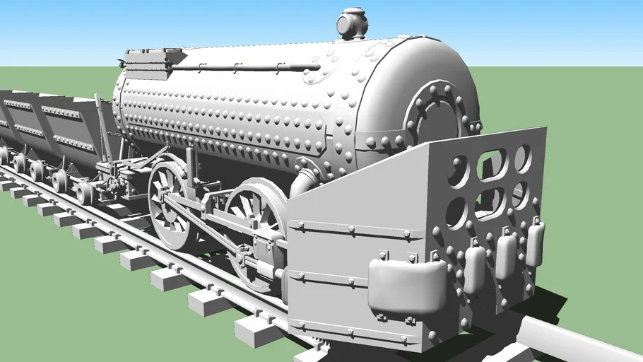 Fireless Locomotive | 3D Warehouse