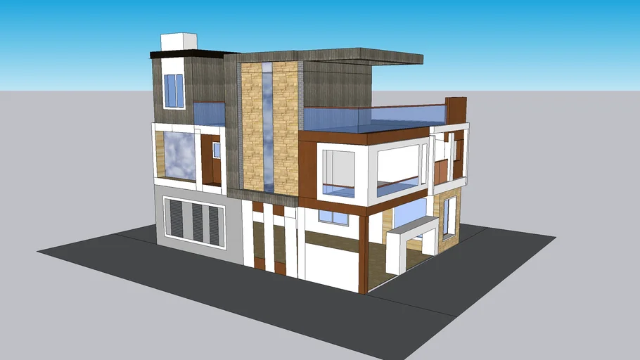 Fachada Edificio 4 | 3D Warehouse