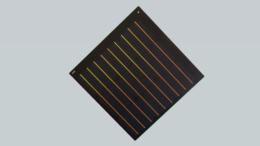 SolteQ Quad Premium Gold Diamant 54x54 Solar Roof & Facade Tile | 3D ...