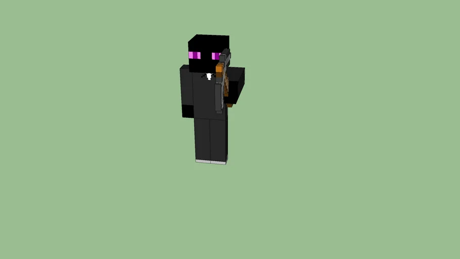 Minecraft Enderman Skin Template