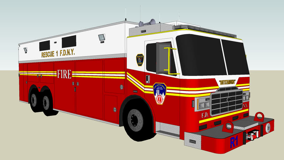 FDNY RESCUE 1 | 3D Warehouse