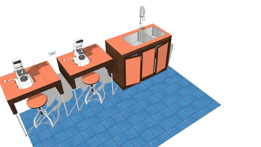 KOICA LAB COUNTER | 3D Warehouse