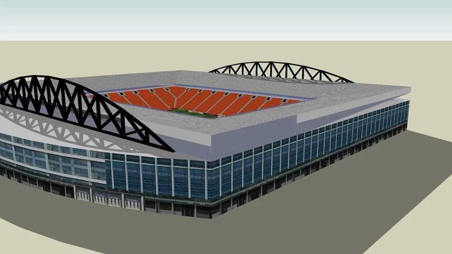 Rectangular Stadium Concept | 3D Warehouse