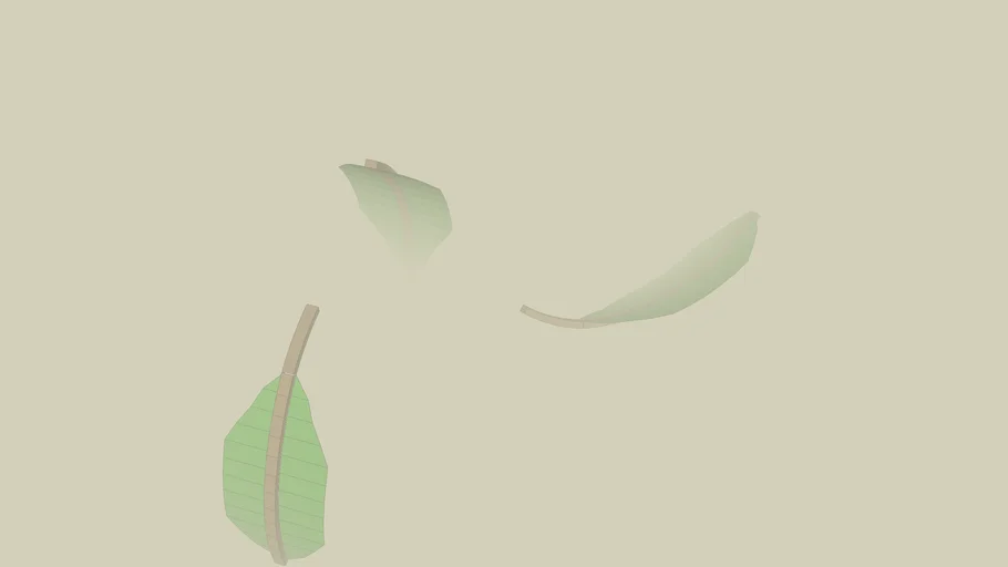 3 falling leaves | 3D Warehouse