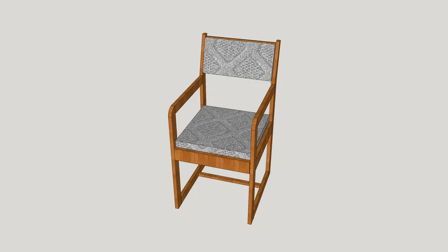 Mortise-and-tenon armchair | 3D Warehouse