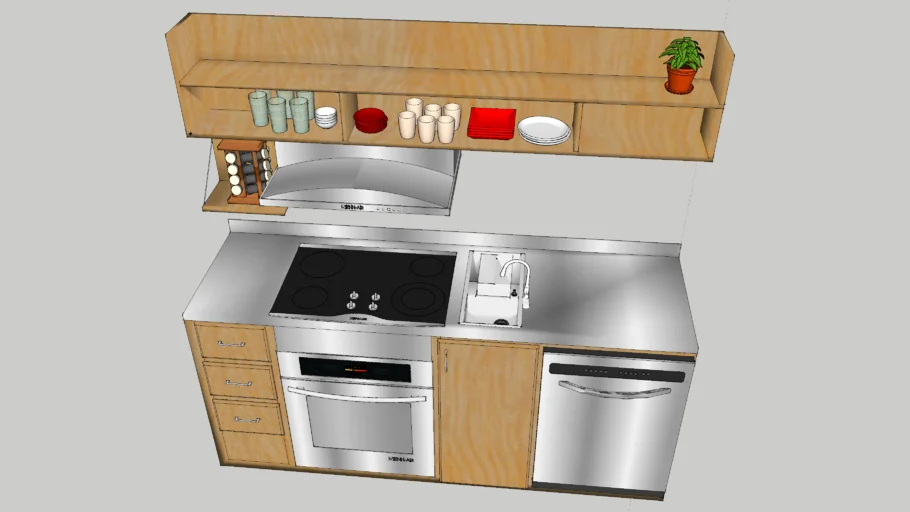Modern Kitchen | 3D Warehouse
