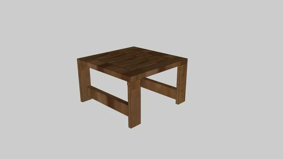 Timber stool | 3D Warehouse