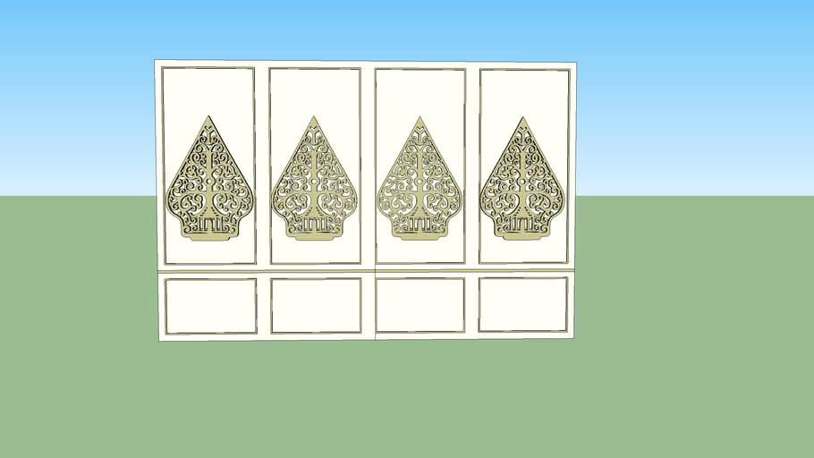 PELAMINAN MODEL JAWA | 3D Warehouse