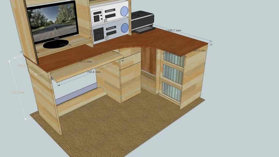 pc table | 3D Warehouse