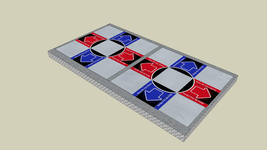2 Metal DDR Dance Pads | 3D Warehouse