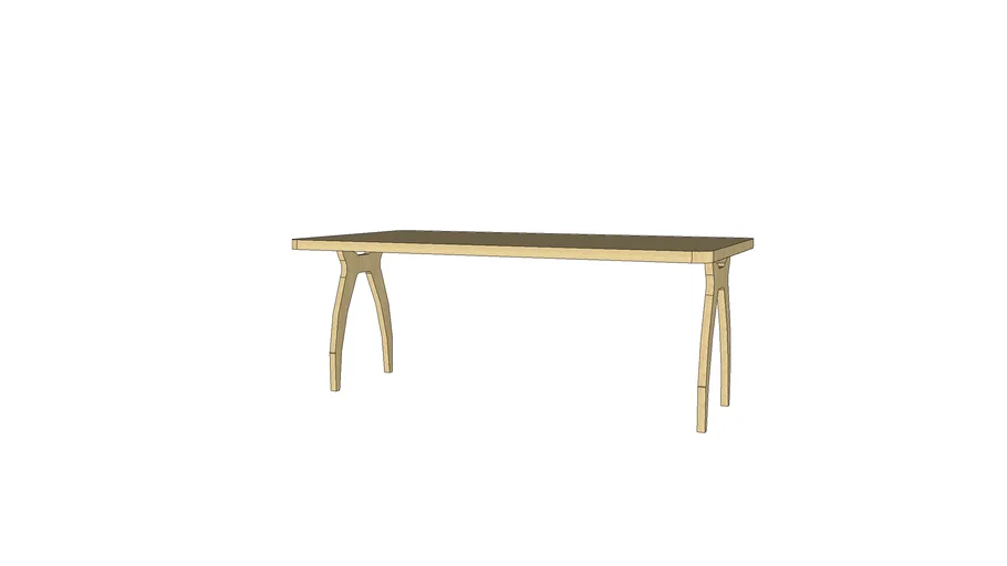 We Do Style] 393 Table (1800) | 3D Warehouse