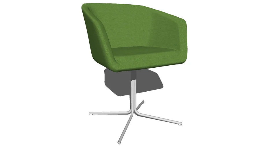 Eden Martina 4-Point Base Chair | 3D Warehouse