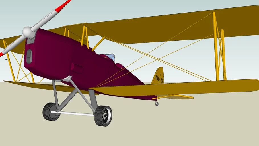 Bi-Plane | 3D Warehouse