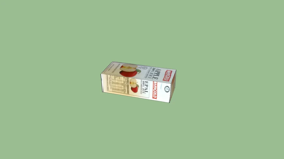 Apple Juice box | 3D Warehouse
