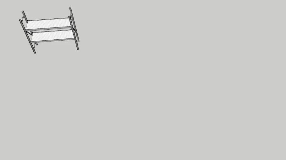 Modular Industrial Storage Rack | 3D Warehouse