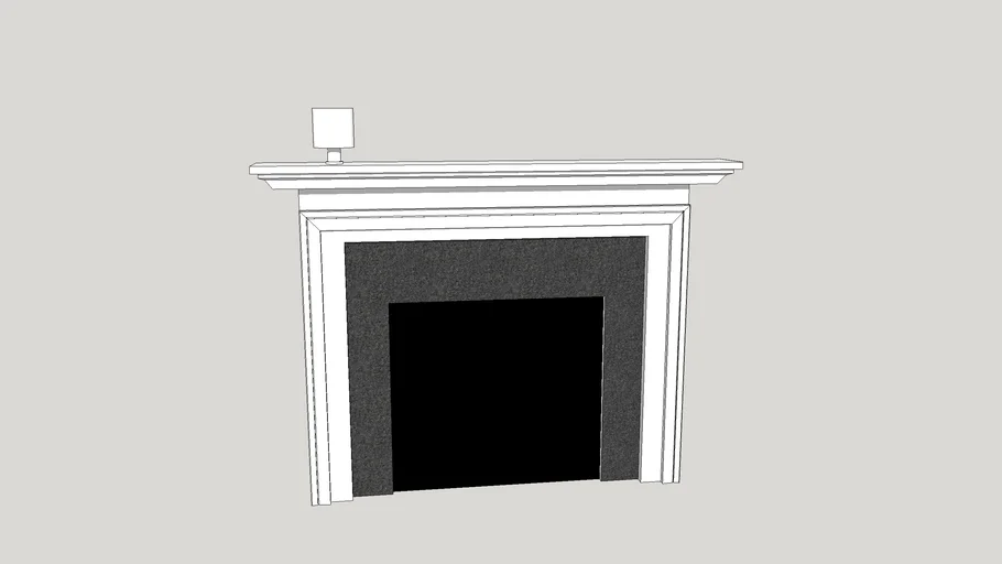 Simple Fireplace | 3D Warehouse