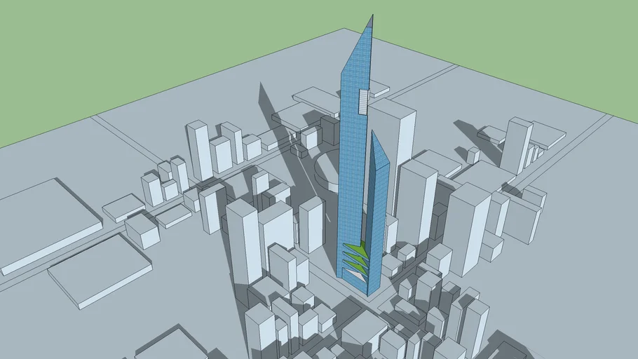 Skyscraper Design 05 - Supertall Building - 500m+ | 3D Warehouse
