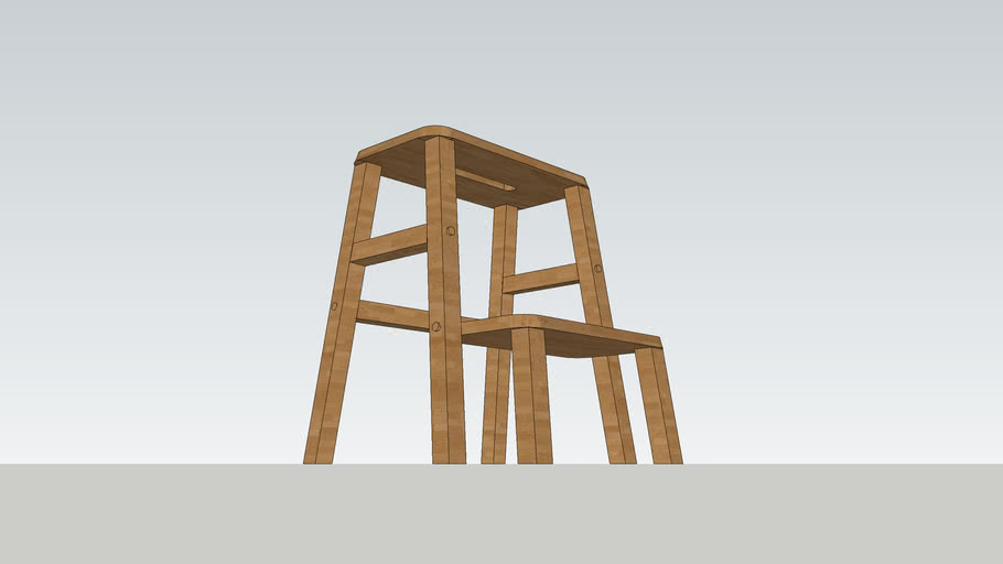 MK stool ladder | 3D Warehouse