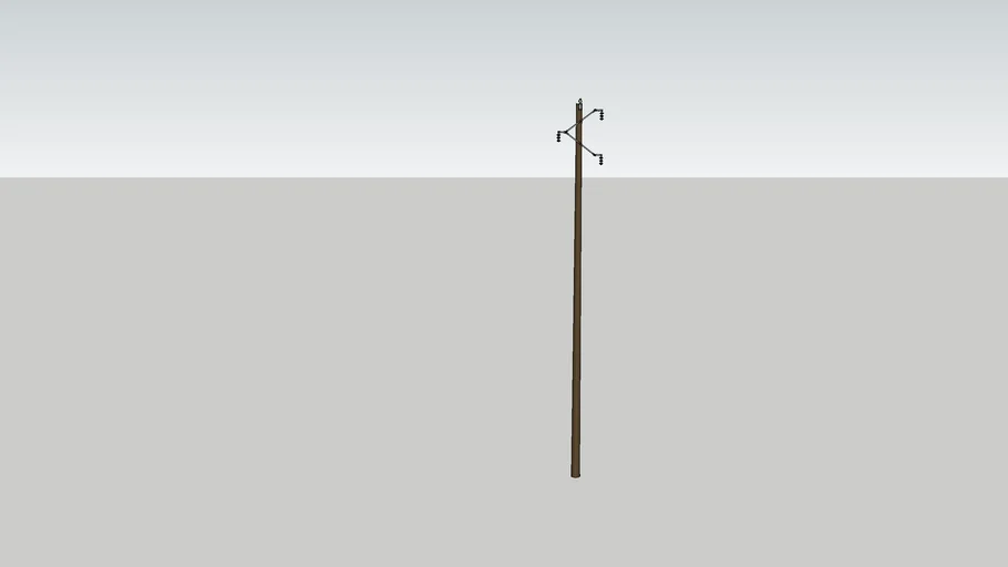 High Voltage Pole | 3D Warehouse