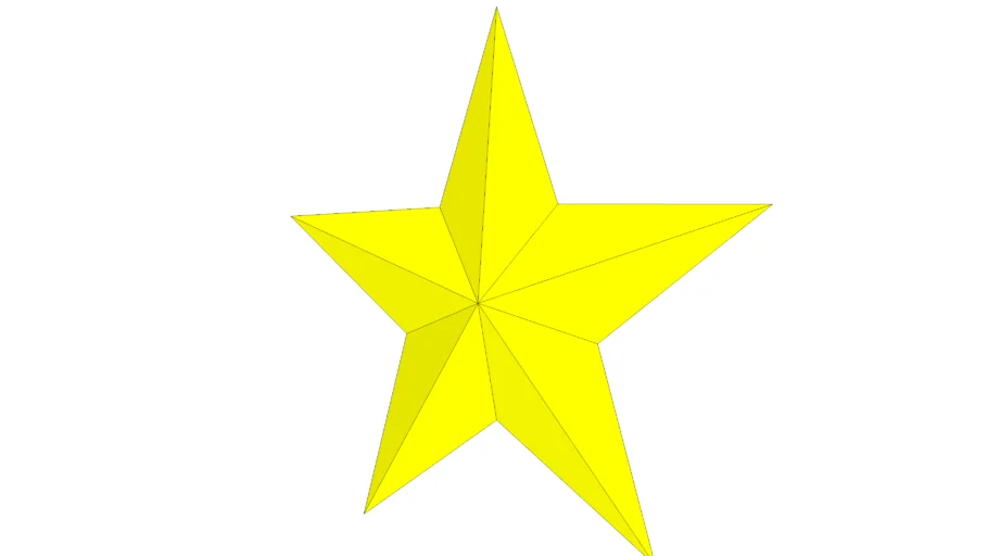 Golden star | 3D Warehouse