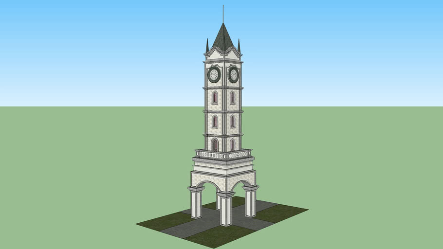 tower clock | 3D Warehouse
