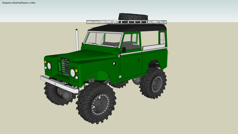 Tuned Off road Land Rover Series 3 | 3D Warehouse