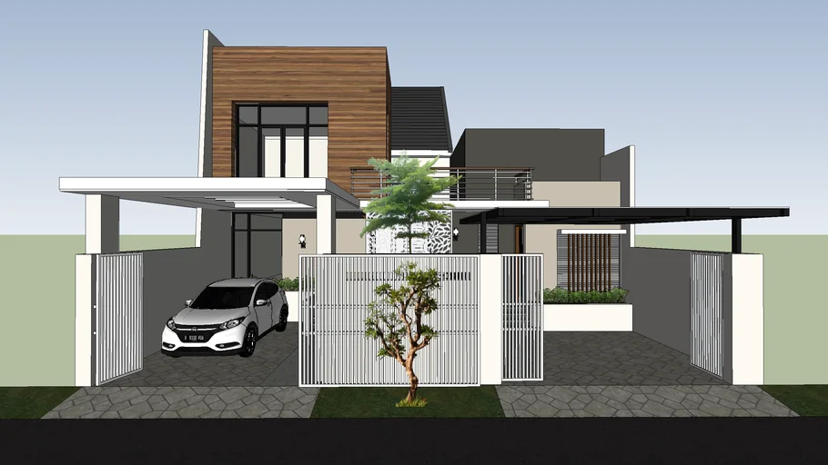 contoh rumah | 3D Warehouse