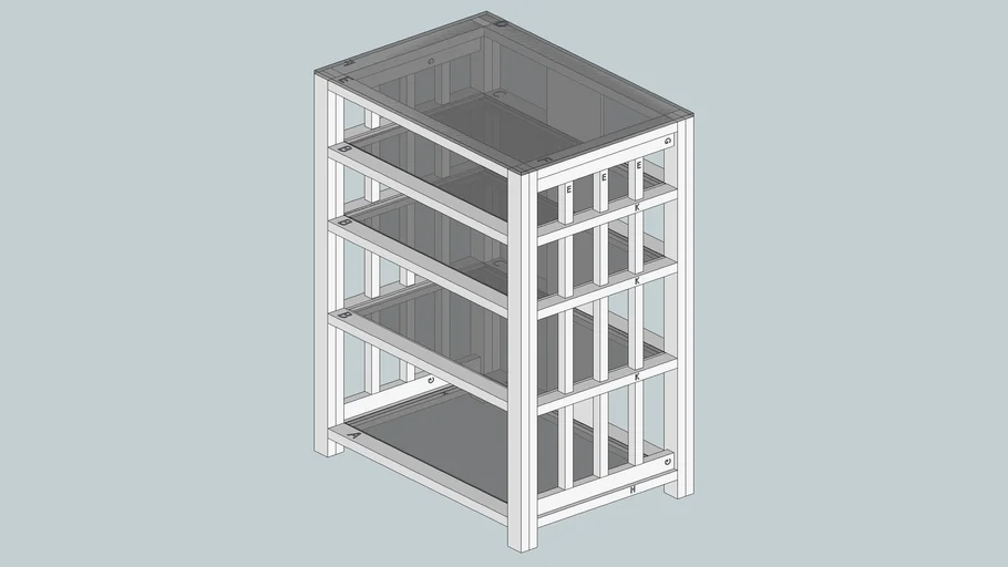Audio Rack | 3D Warehouse
