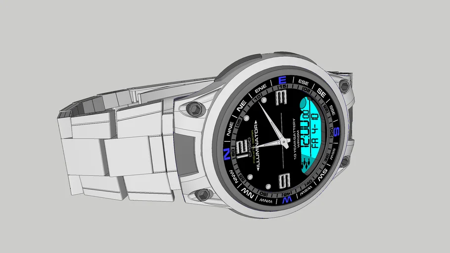 Reloj Casio | 3D Warehouse