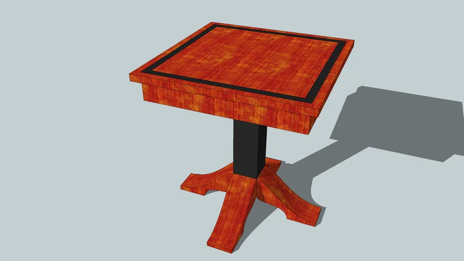 Makore Side table | 3D Warehouse