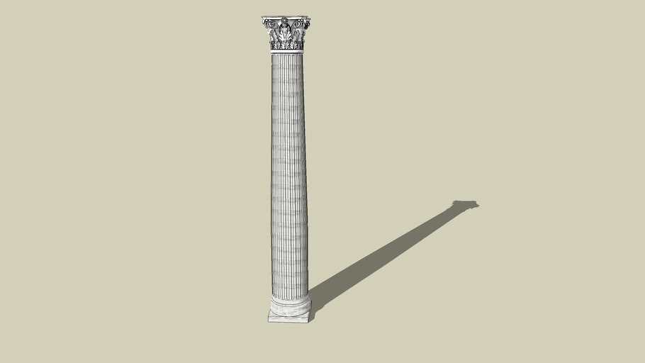 Corinthian column | 3D Warehouse