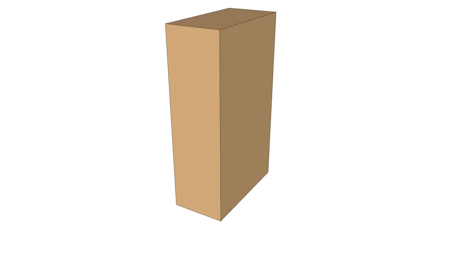 3-1/2' x 7' Parallam PSL Column | 3D Warehouse