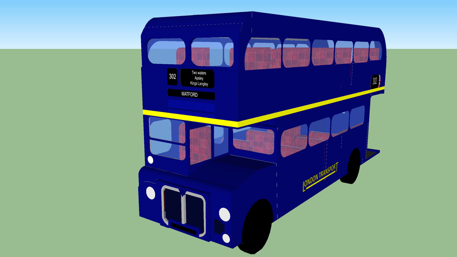 blue routemaster bus | 3D Warehouse
