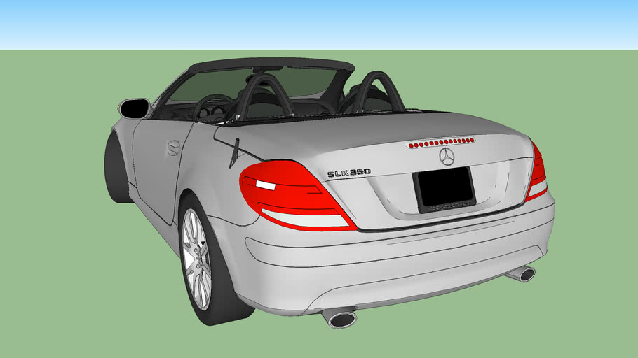 2008 Mercedes SLK-320 Roof Down | 3D Warehouse