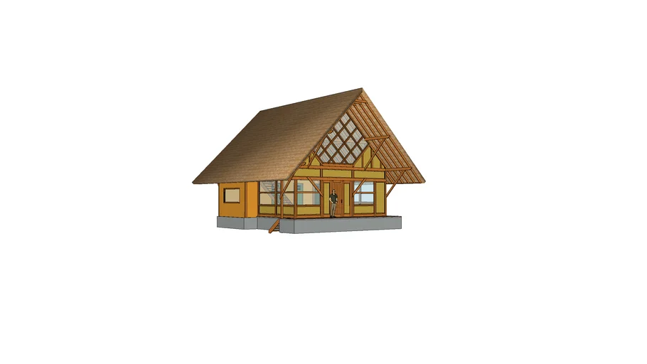 Wooden cabin | 3D Warehouse