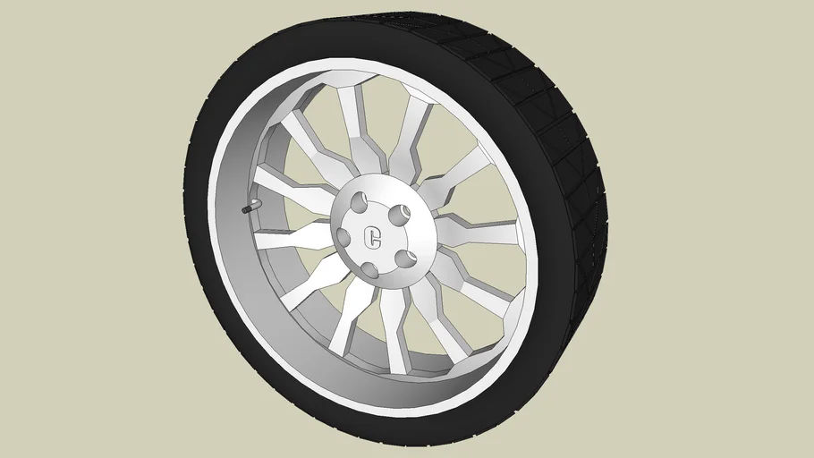 Custom Alloy Wheel 4 - C1 Edition | 3D Warehouse